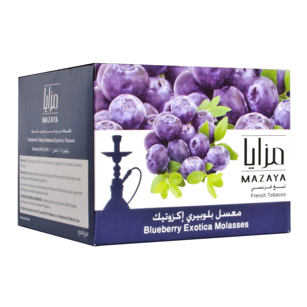 Mazaya Hookah Tobacco, MT Blueberry Exotica - 250g | CocoNara Online ...